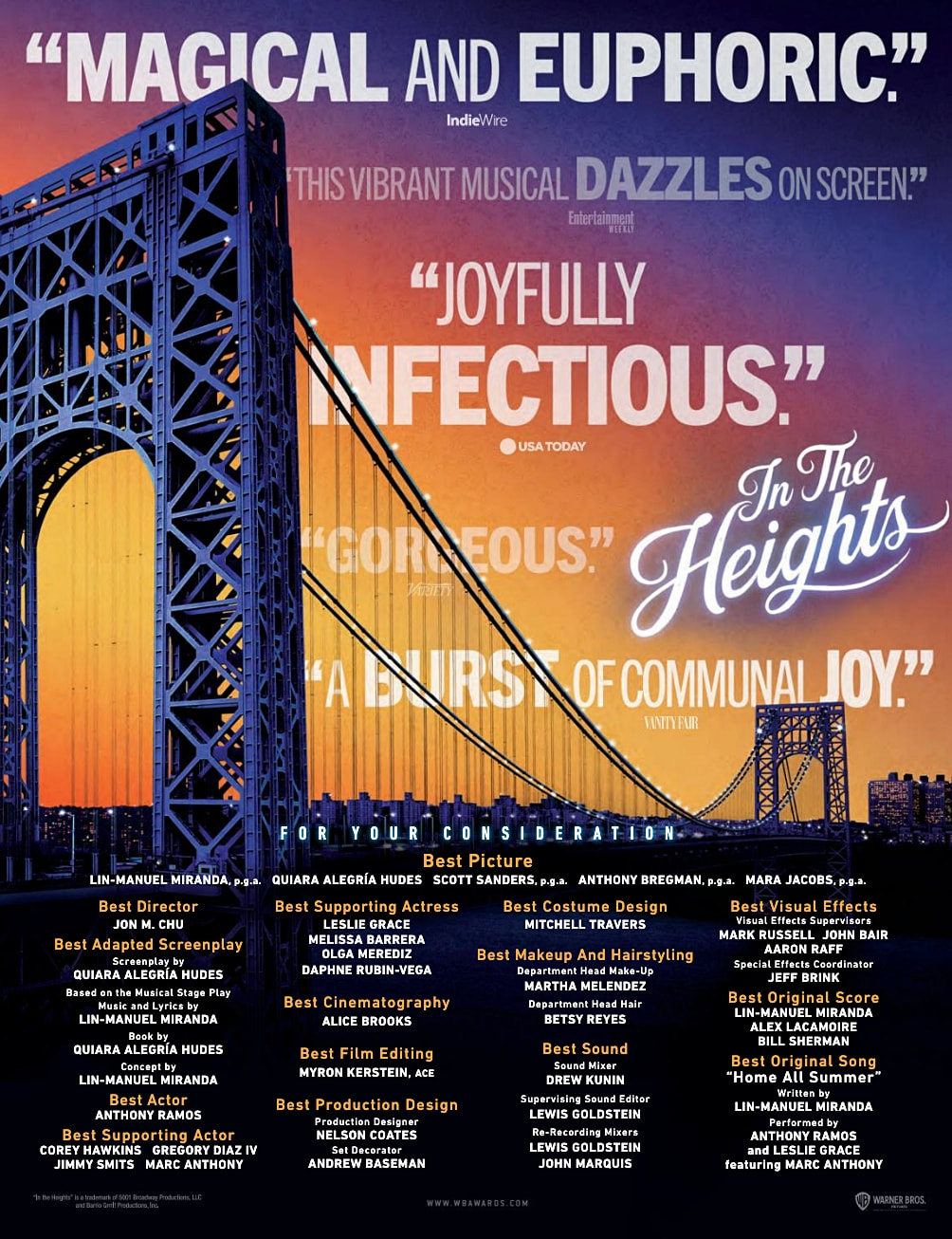 WARNER BROS. FYC GALLERY - Next Best Picture