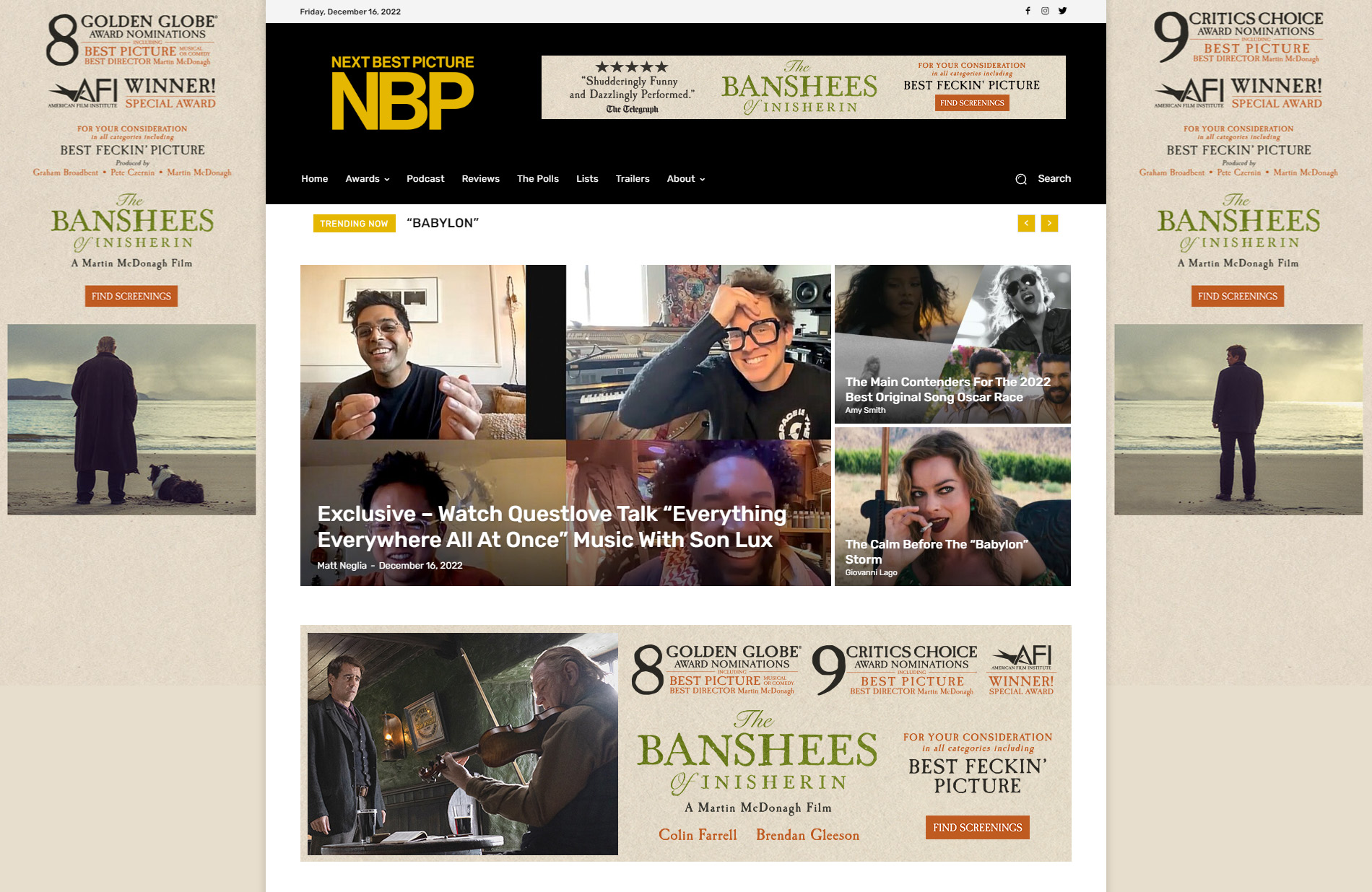 Advertise With NBP - Next Best Picture
